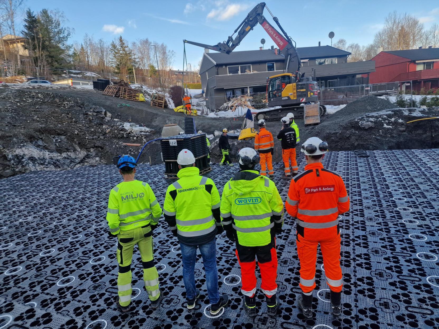 Wavin leverer fordrøyningsanlegg i Vestby på over 1300 kubikkmeter