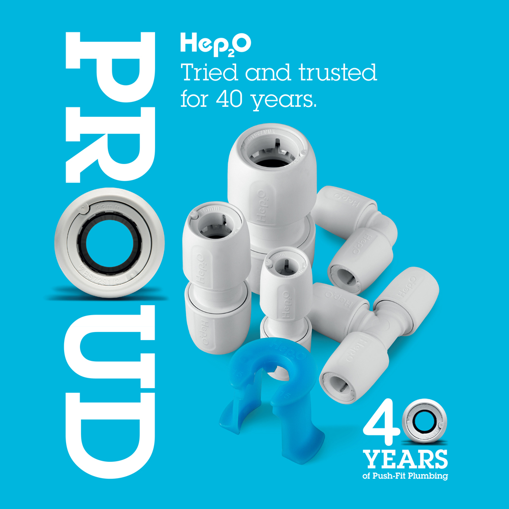Push-fit plumbing – Hep2O celebrates 40 year anniversary